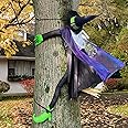 Amazon.com: POPGIFTU 64" Large Crashing Witch Decorations, Funny Witch ...