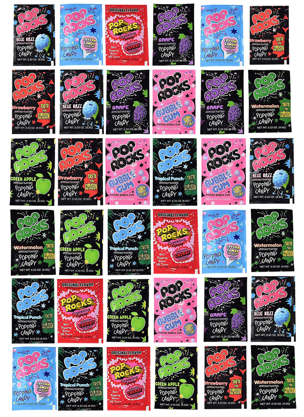 Mua BLUE RIBBON, Pop Rocks Pack - 9-Flavor Variety- 36 Piece trên ...