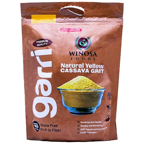 Winosa Natural African Yellow Garri (2.2lbs) - Healthy Unadulterated ...