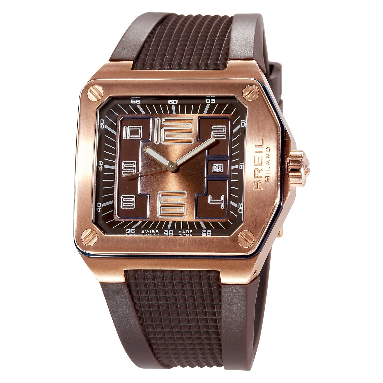 Buy Breil Milano Men's BW0388 Logo Analog Brown Dial Watch Online at ...