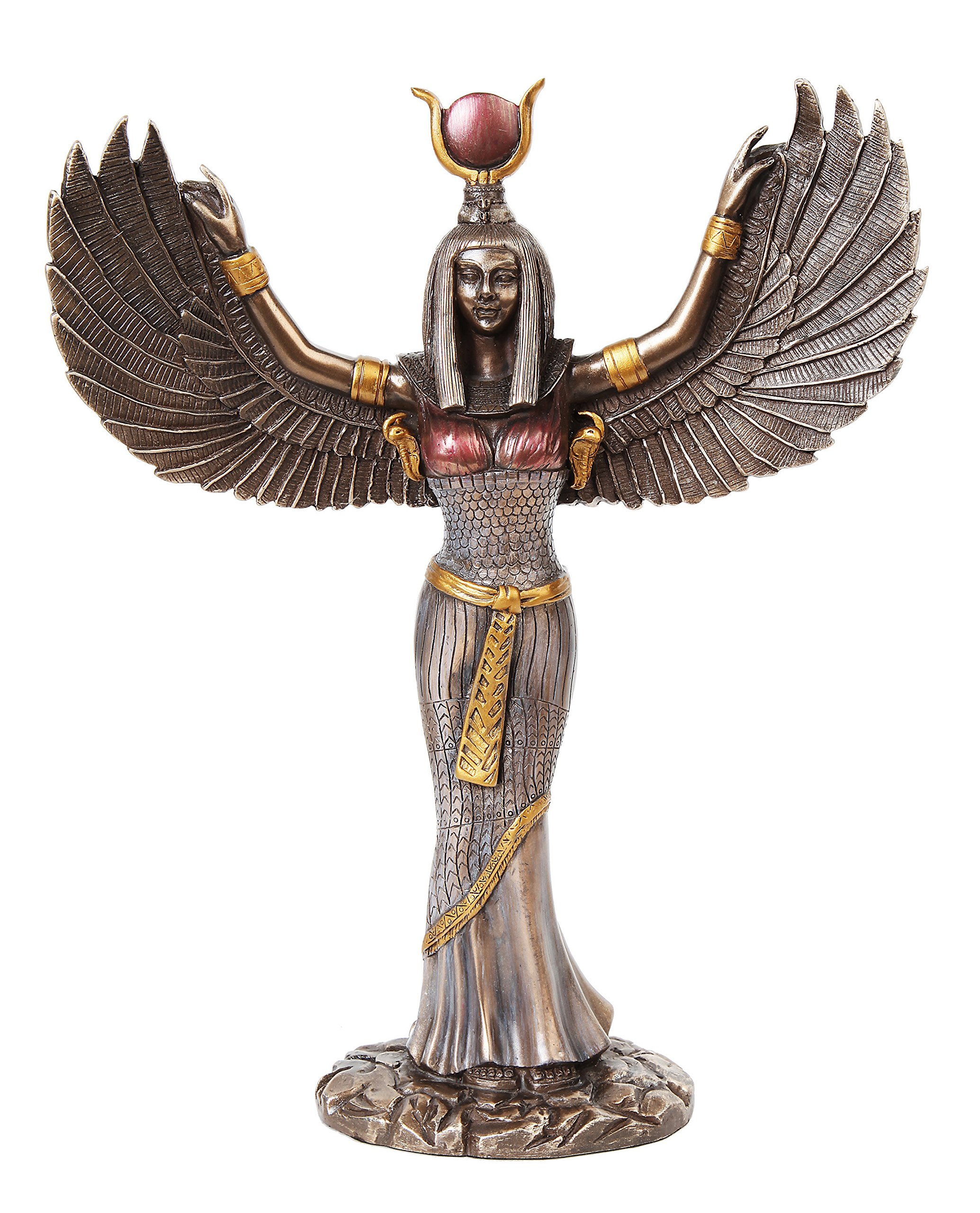 Mua Egyptian Theme Isis Mythological Bronze Finish Figurine With Open ...