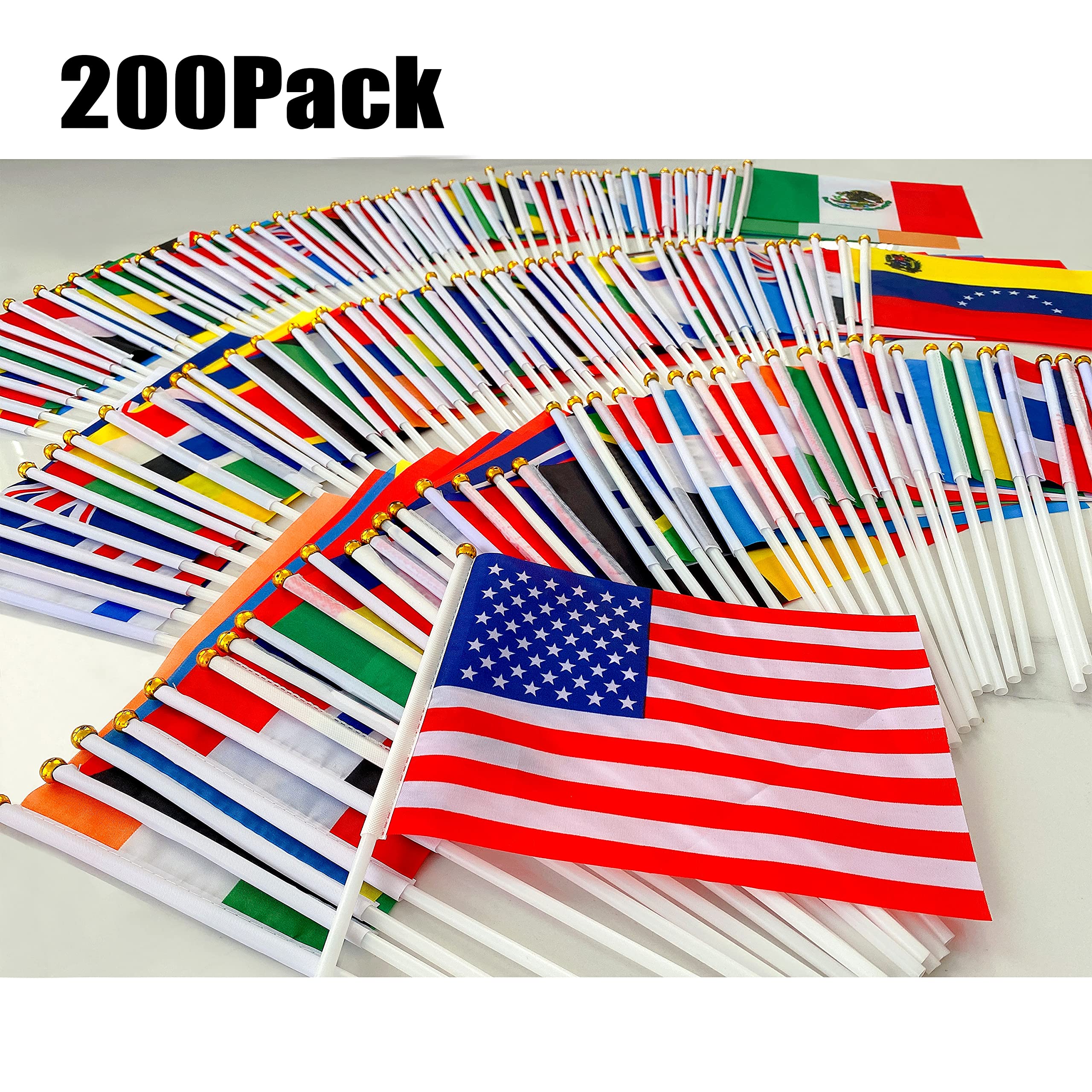 Mua TSMD 200 Countries International World Stick Flag Small Mini Hand ...