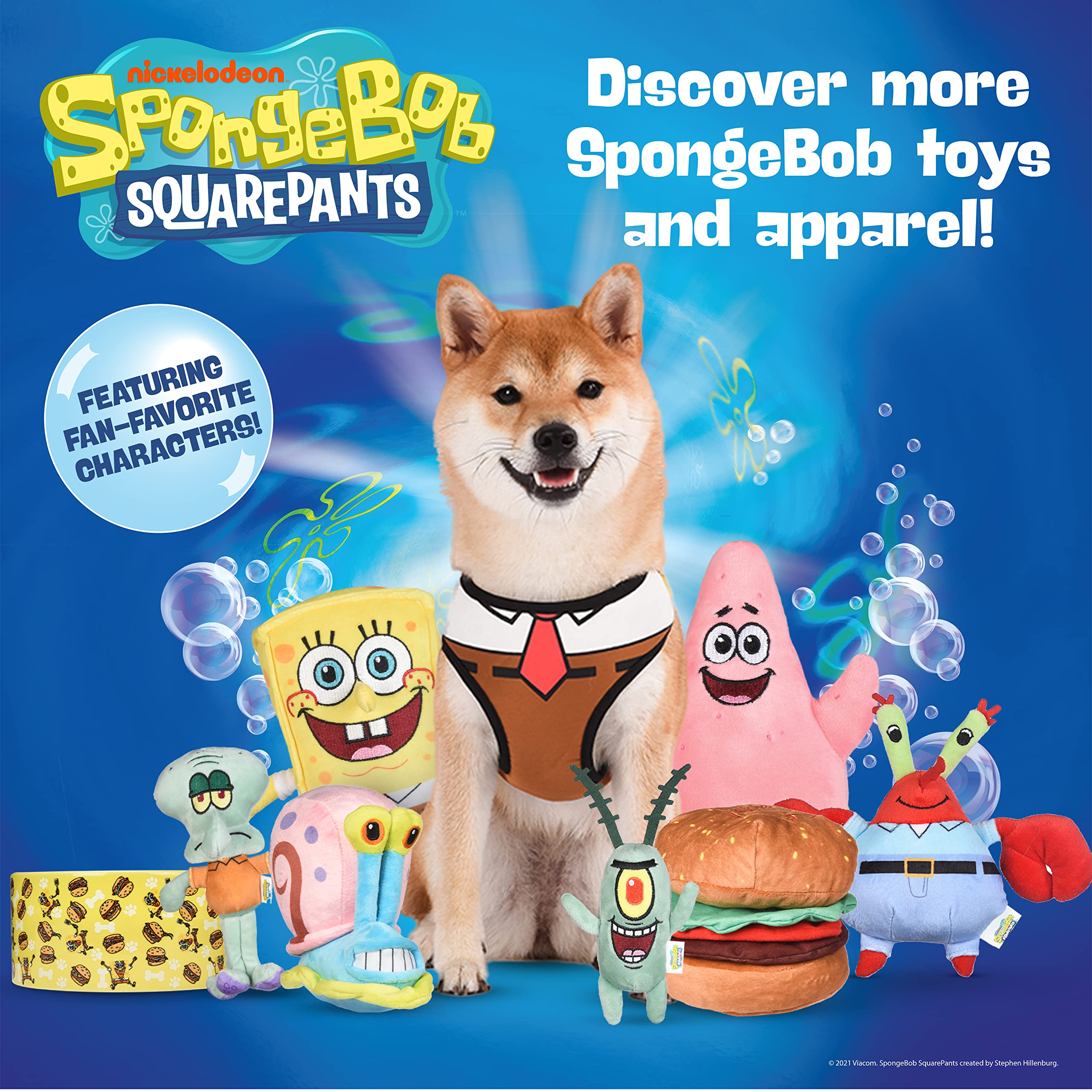 Mua SpongeBob SquarePants for Pets 3 Piece Squidward, Plankton, and Mr ...
