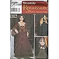 Amazon.com: Simplicity Renaissance Costume 9929 : Arts, Crafts & Sewing