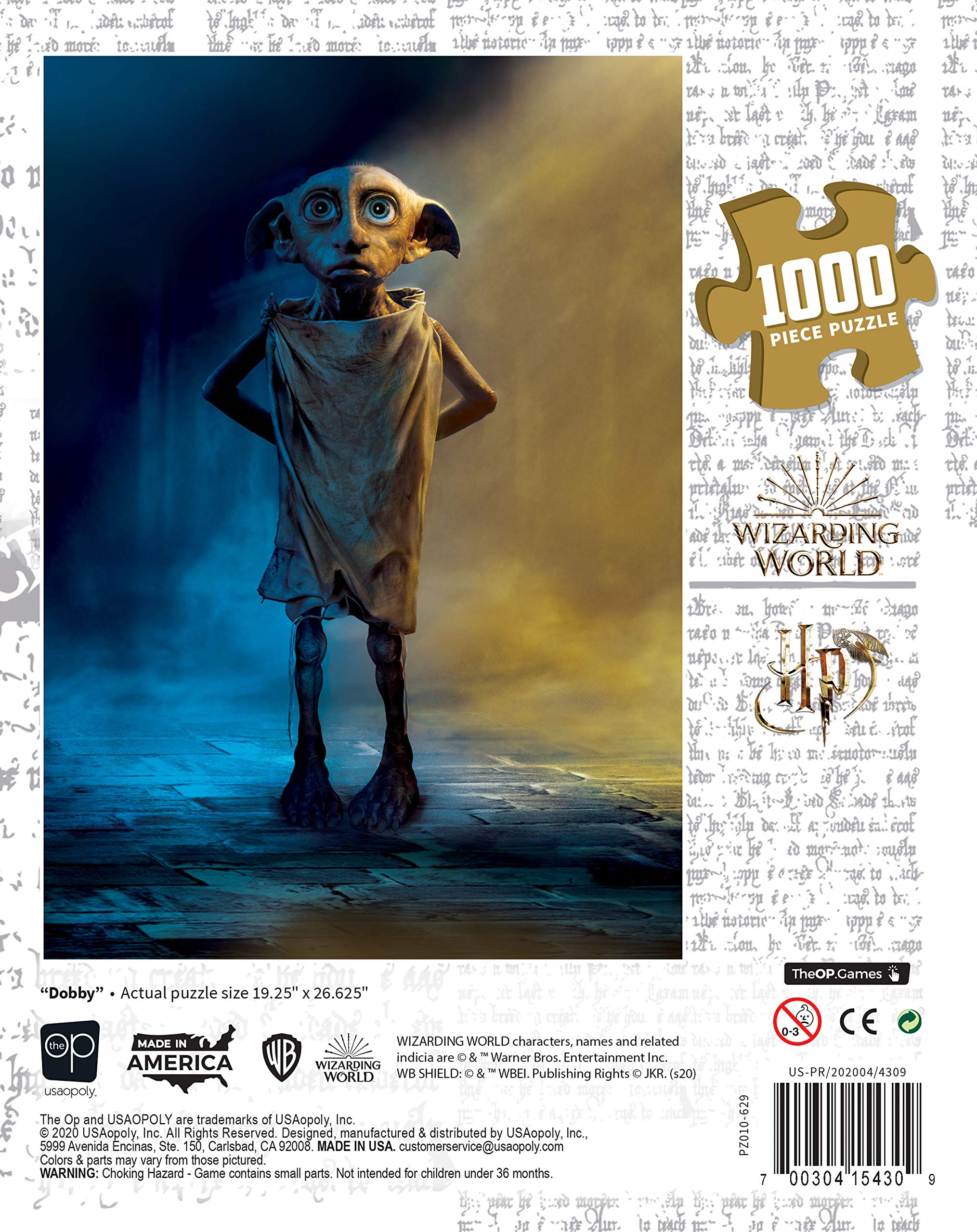 Mua USAOPOLY Harry Potter Dobby 1000 Piece Jigsaw Puzzle | Officially ...