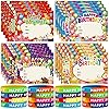 Junkin 32 Pcs Star Student Certificate Award Wristband Happy Birthday ...