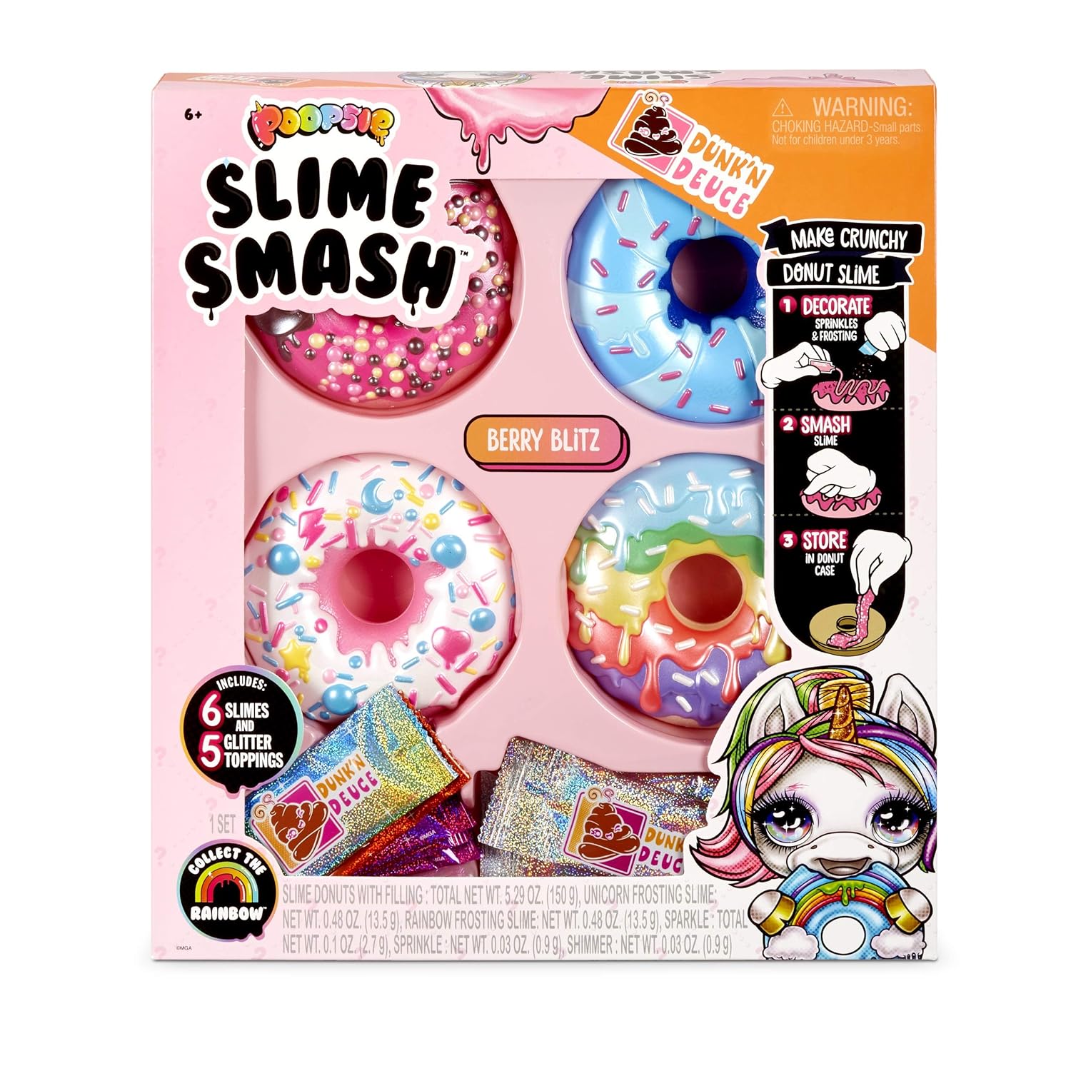 Buy Poopsie Slime Smash Berry Blitz with Crunchy Donut Slime Online at ...