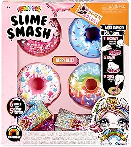 Amazon.com: Poopsie Slime Smash Berry Blitz with Crunchy Donut Slime ...
