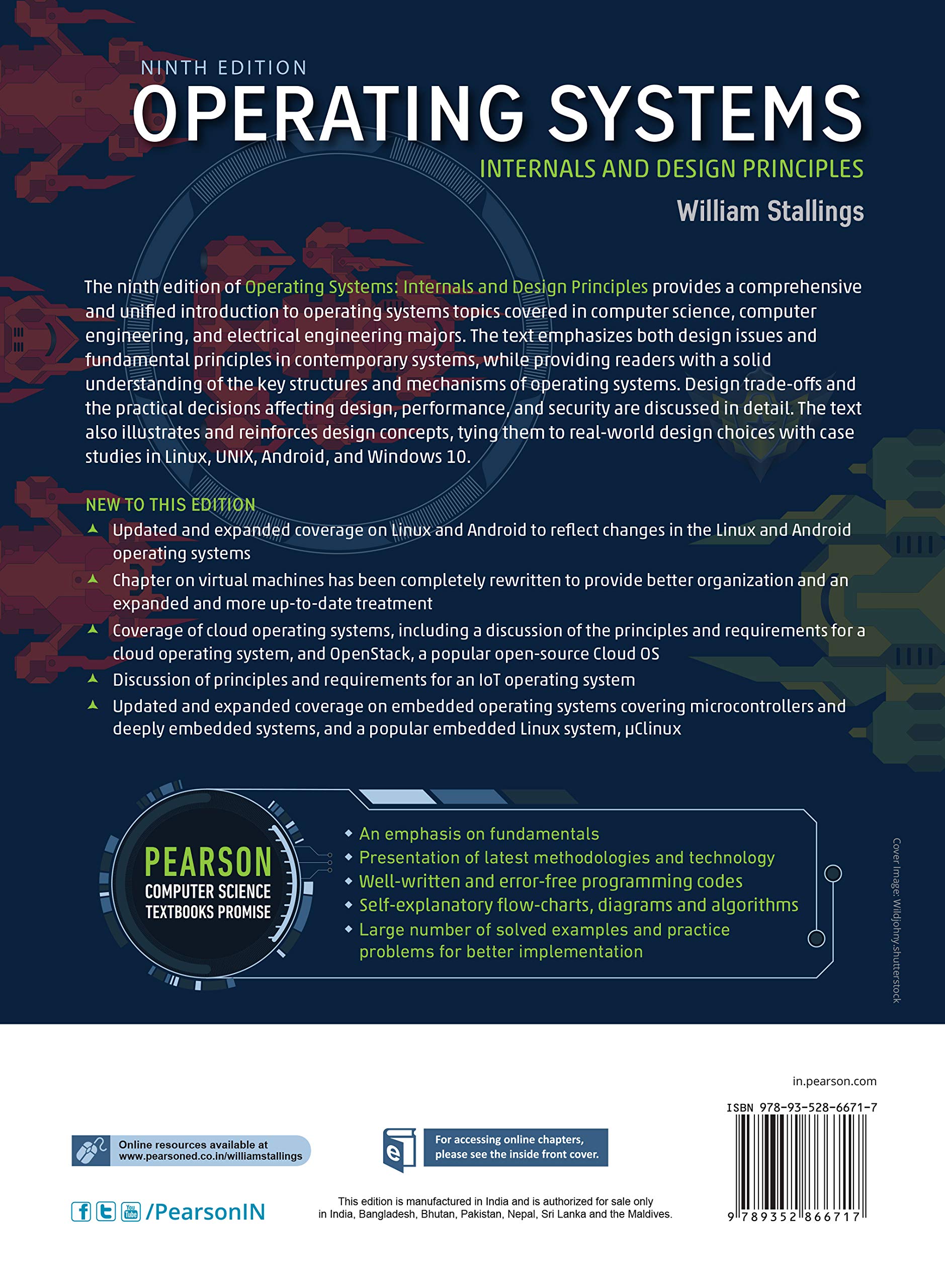 Operating Systems: Internals And Design Principles, 9/e on Galleon Philippines