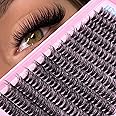 Amazon.com: JIMIRE Fluffy Lash Clusters Volume Wispy 50D Thick Mink Eyelash Clusters D Curl 9 ...