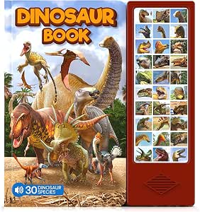 Amazon.com: Dinosaur Book with Sounds for Kids - Dinosaur Activity Book ...