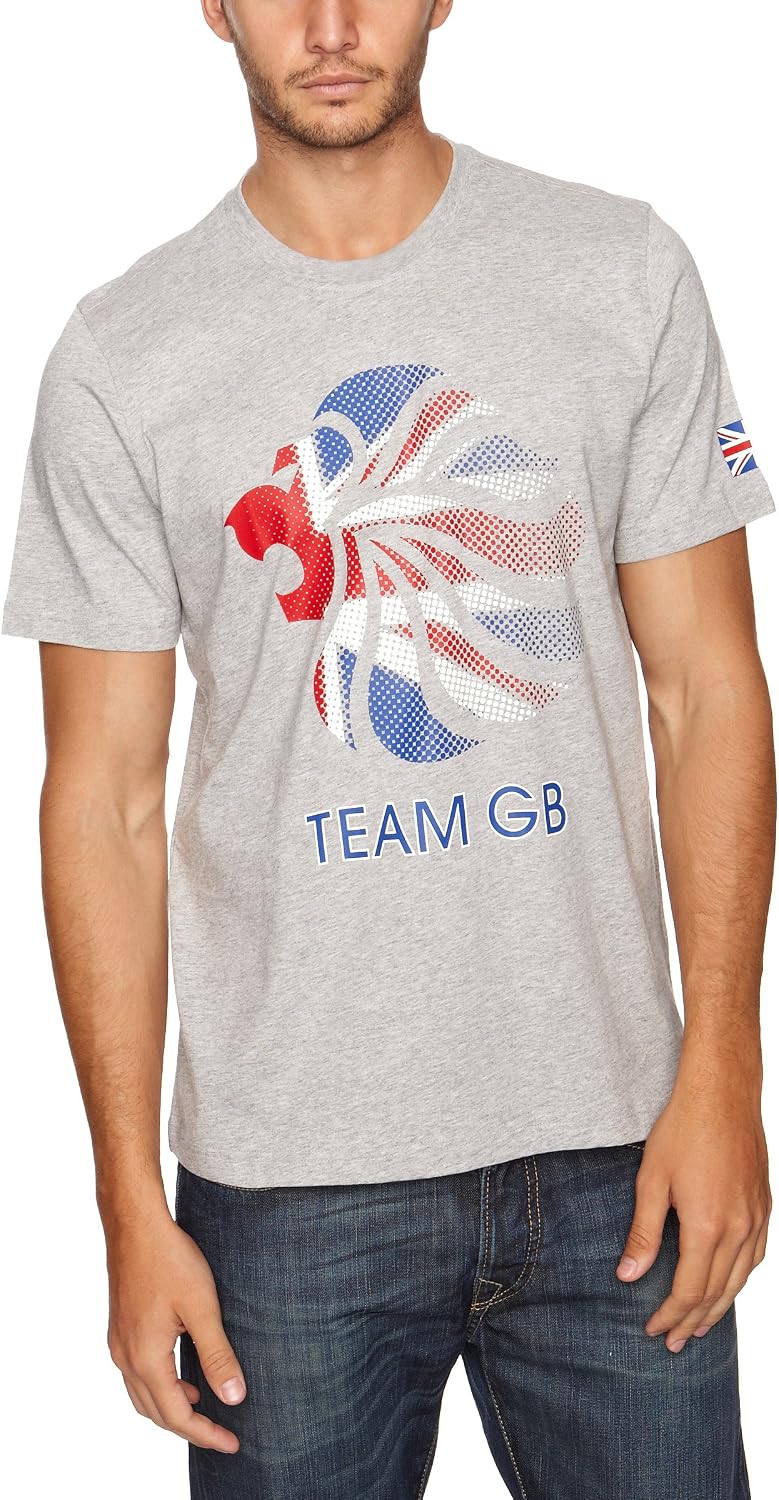 London 2012 Team GB Men's Tee - Medium Grey Heather, Medium: Amazon.co ...