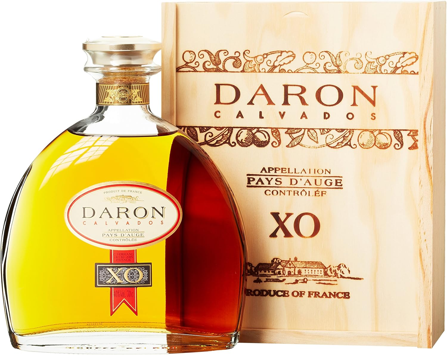 Daron Calvados XO in Holzkiste Obstbrand (1 x 0.7 l): Amazon.de: Bier ...