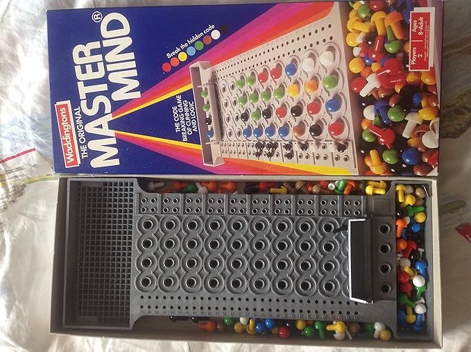 THE ORIGINAL MASTERMIND. VINTAGE 1984 STRATEGY GAME BY WADDINGTONS ...