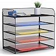 Amazon.com: Legal/A4 5 Tier Paper Organizer,Paper Tray Holder for Desk ...