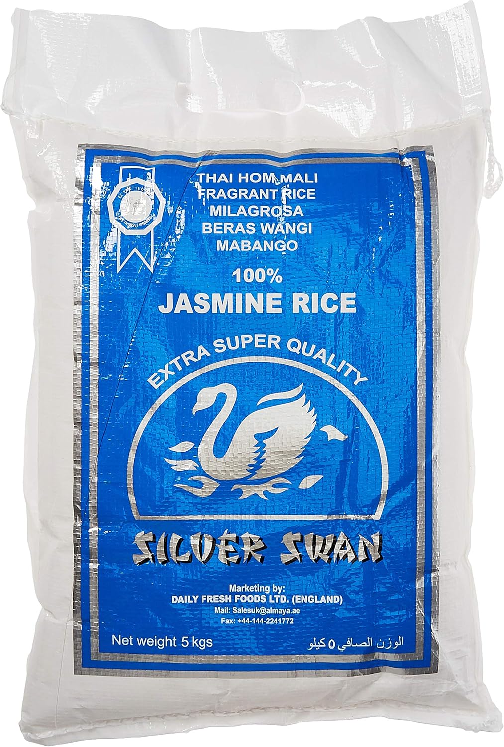 Silver Swan Fragrant Milagrosa Beras Wangi Mabango Jasmine Rice, 5 kg ...
