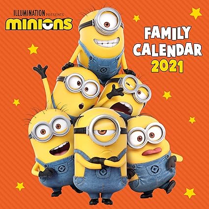 Official Minions 2021 Family Organiser Calendar - Despicable Me Great ...
