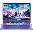 Amazon.com: 16 Inch Purple Laptop Computer 12G LPDDR5 RAM 512GB NVMe ...