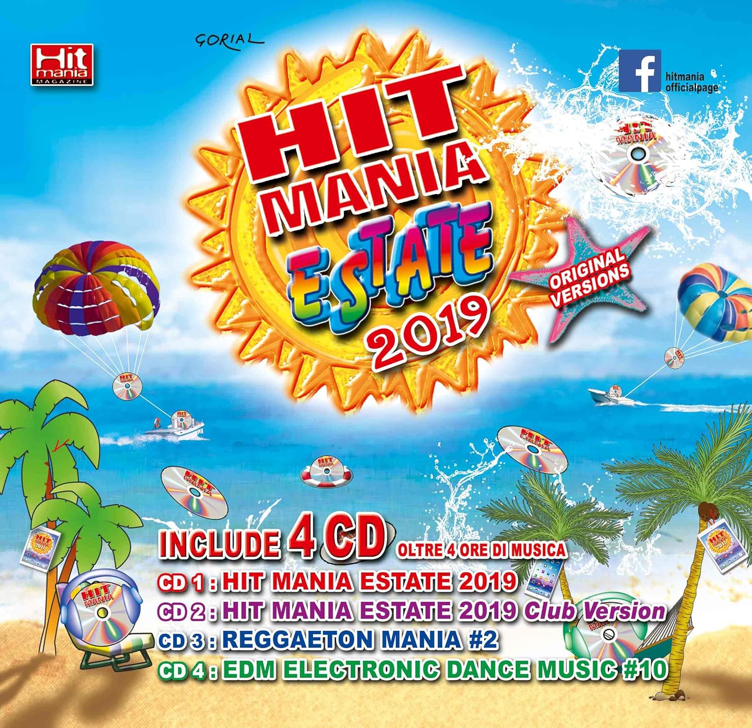 Hit Mania Estate 2019: le canzoni nella compilation formata da 4 CD ...