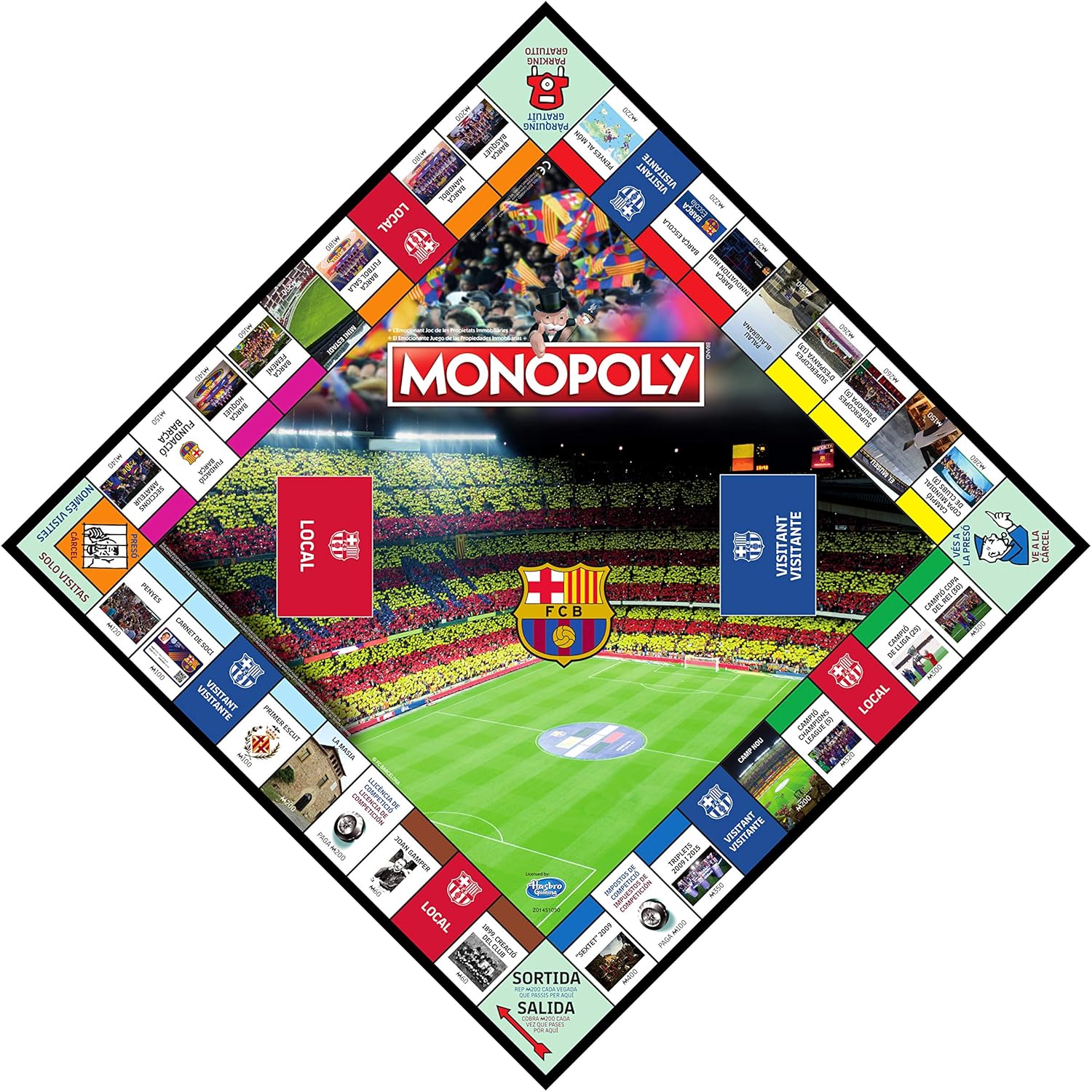 Eleven Force Monopoly FC Barcelona Blue 10537 – BigaMart