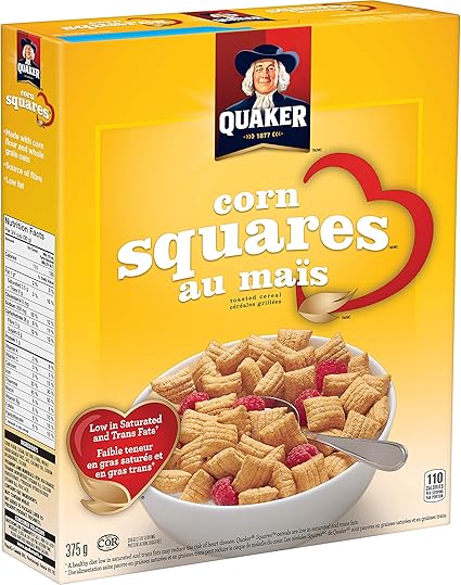 QUAKER Corn Squares, 375 g: Amazon.ca: Grocery