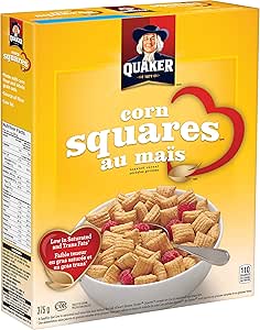 QUAKER Corn Squares, 375 g: Amazon.ca: Grocery