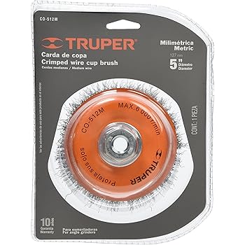Truper CT-608M, Carda de Copa 3" para Esmeriladora Angular: Amazon.com.mx: Herramientas y ...