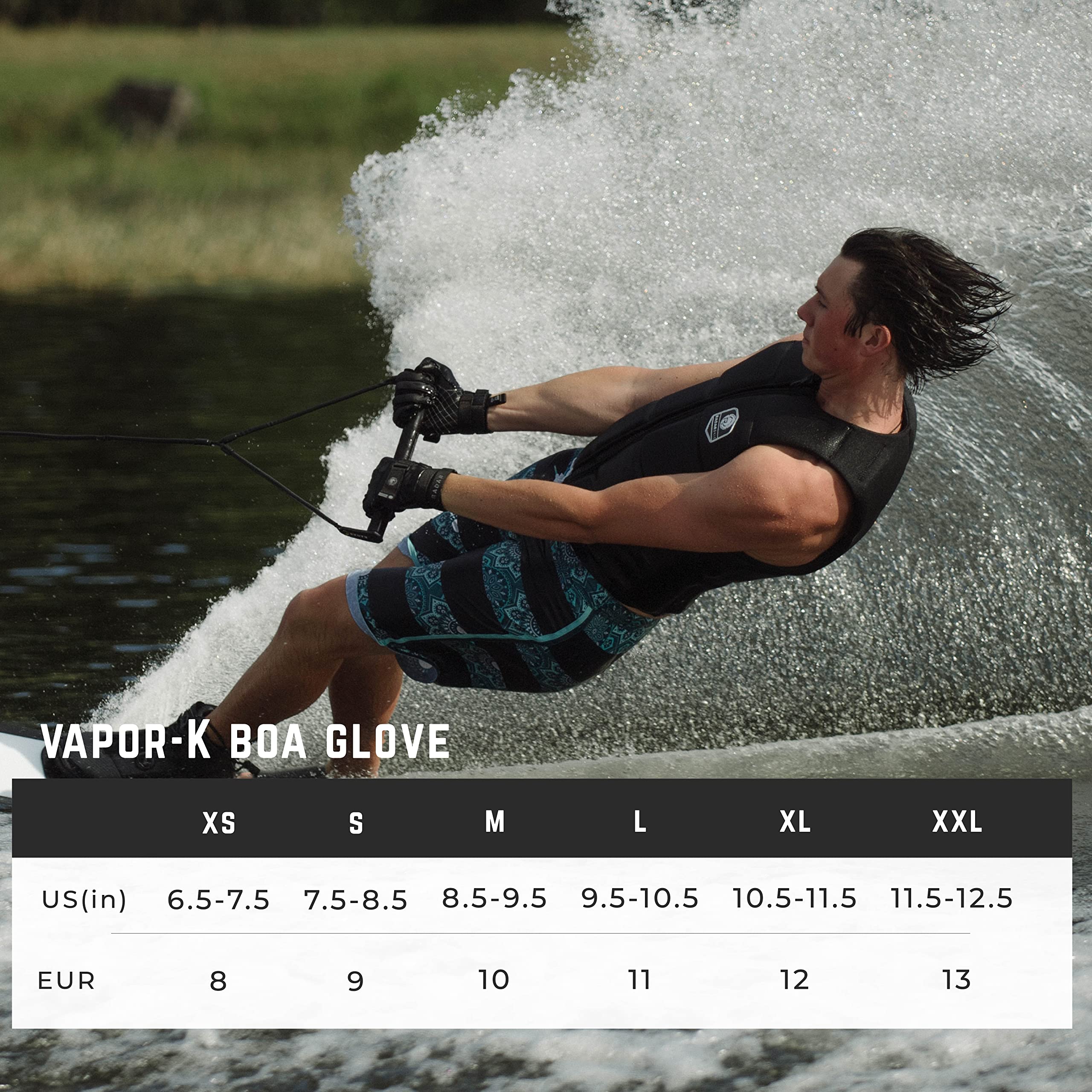 Mua Radar Men's Vapor-K BOA Inside-Out Pre-Curved Fingers Waterski Gloves trên Amazon Mỹ chính ...