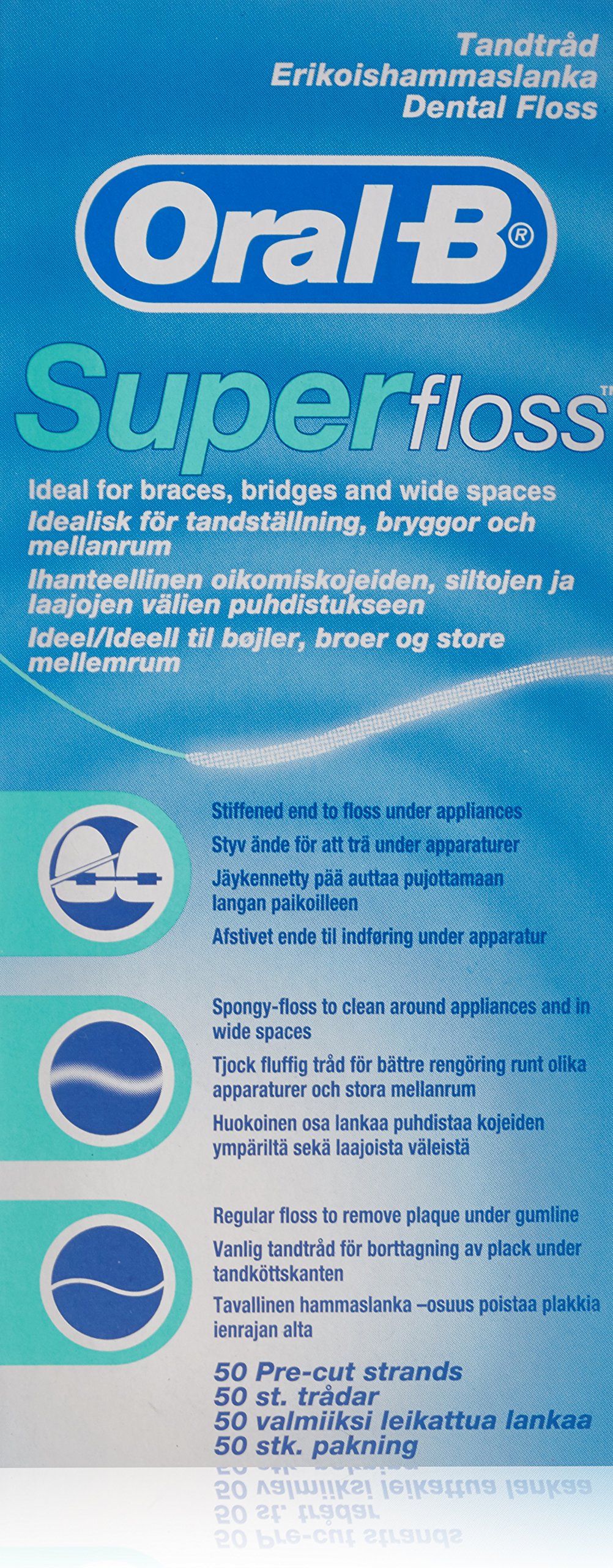 Amazon.com: Oral-B Complete Deep Clean Ultra Floss mint floss: Health ...