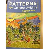 Amazon.com: Patterns for College Writing: A Rhetorical Reader and Guide ...