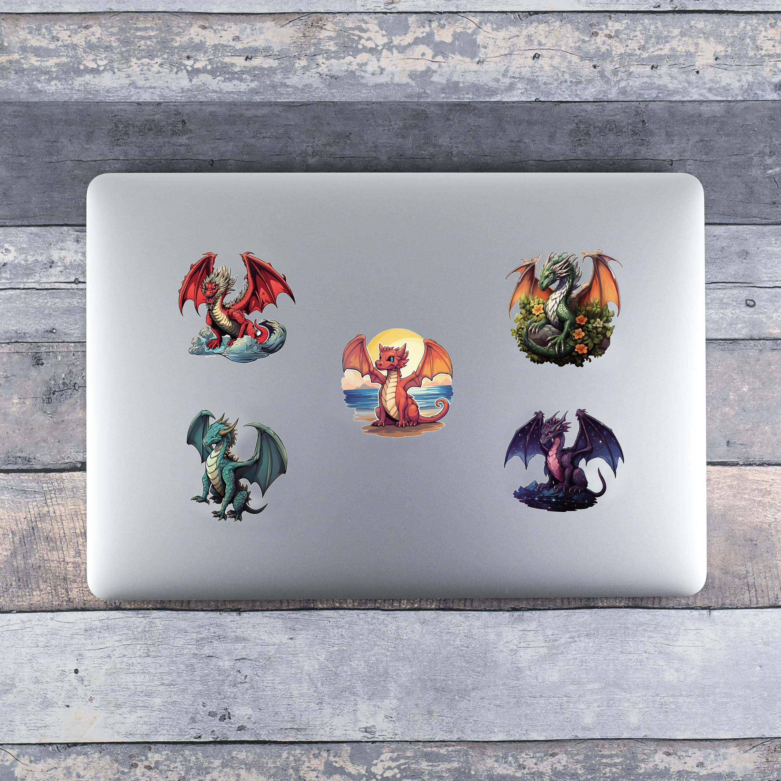 Mua 100 Pack Dragon Stickers (Large Size), Dragon Graphic Decal Sticker ...