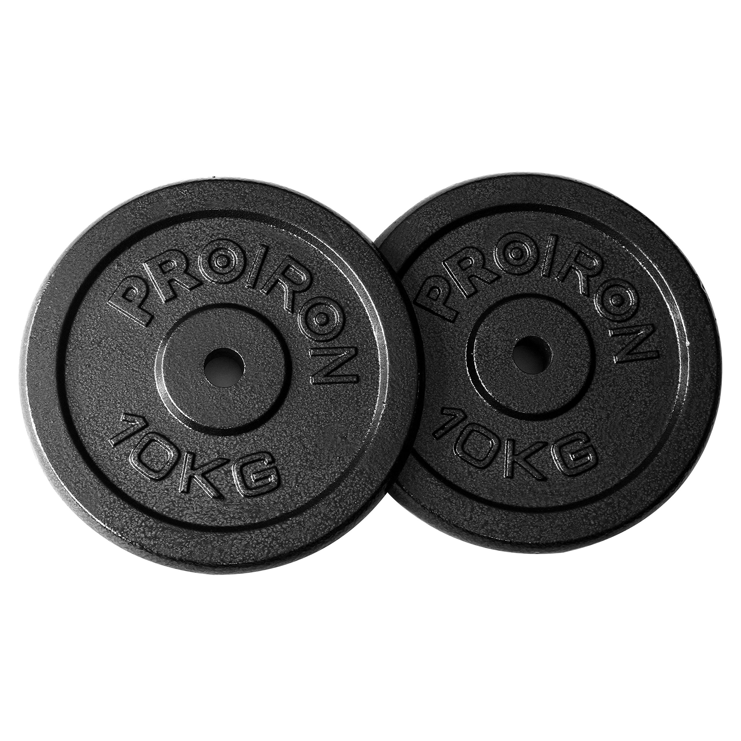 PROIRON Cast Iron Weight Plates Set 1 25kg 2 5kg 5kg 10kg Choice Of
