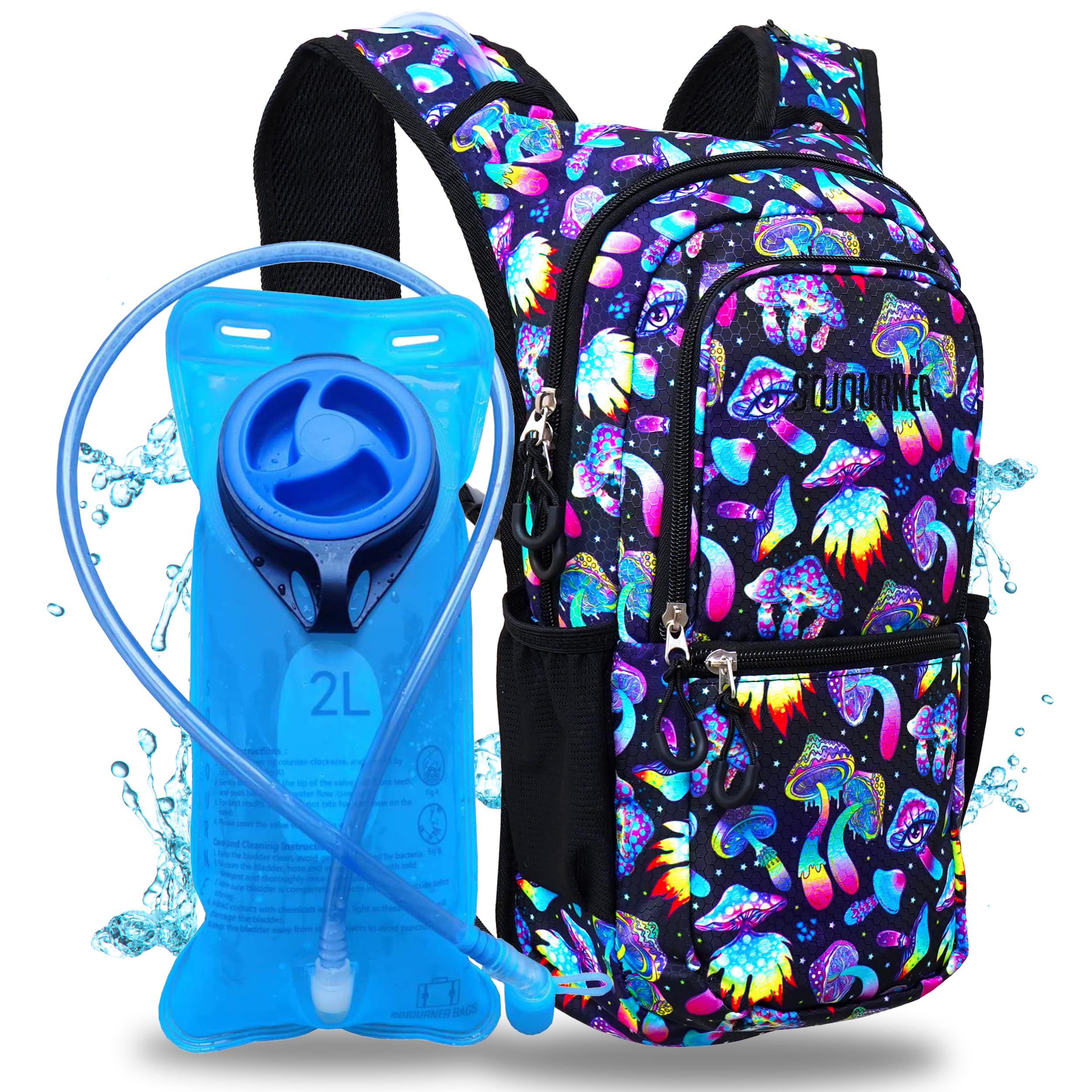 Sojourner Rave Hydration Pack - Hydration Backpack - Hydropack with 2L ...