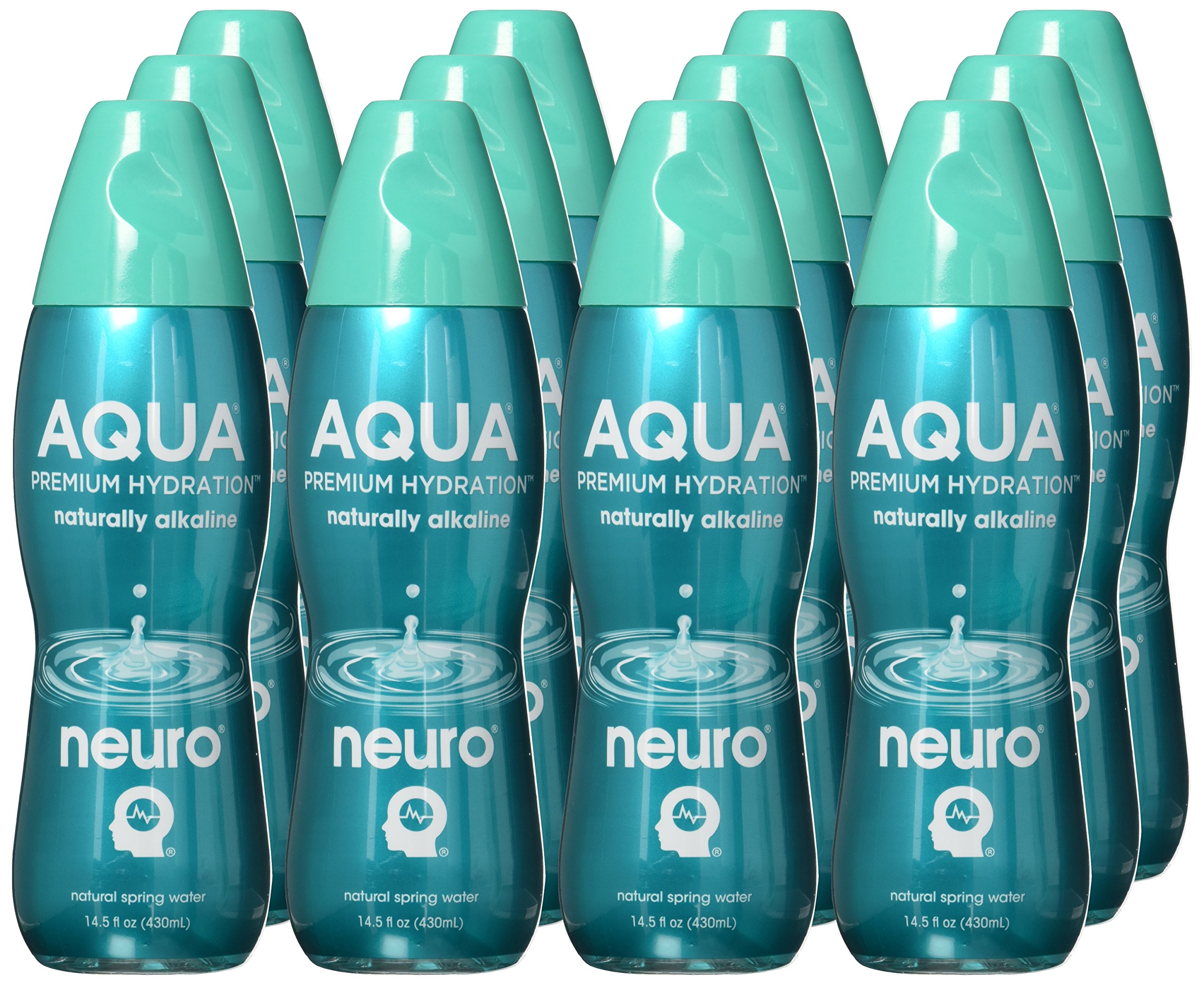 Neuro Nutritional Supplement Drink, Aqua, 14.5-Ounce Bottles (Pack Of ...