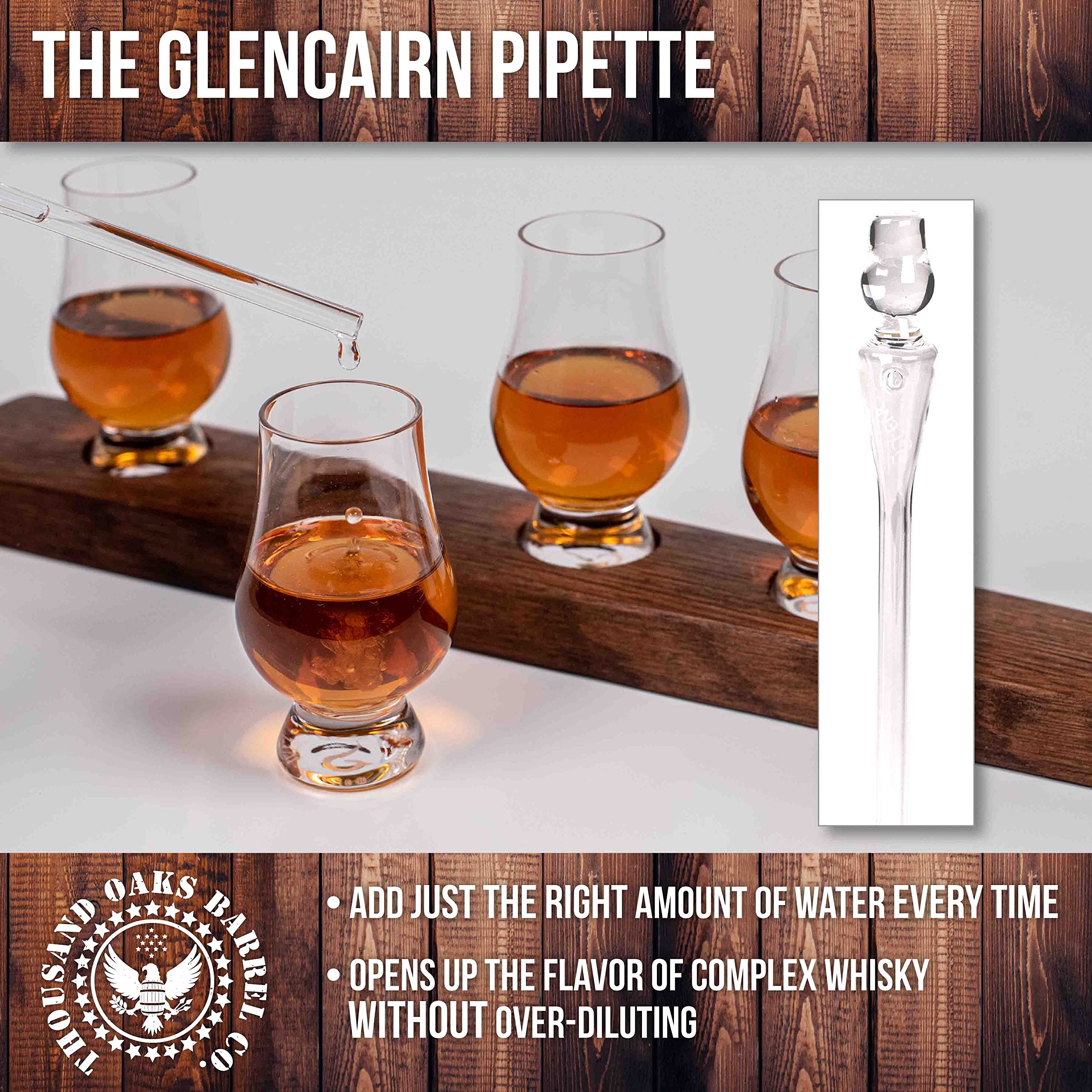 Mua The Wee Glencairn Whiskey Flight Stave - Crystal Bourbon Glass Kit ...