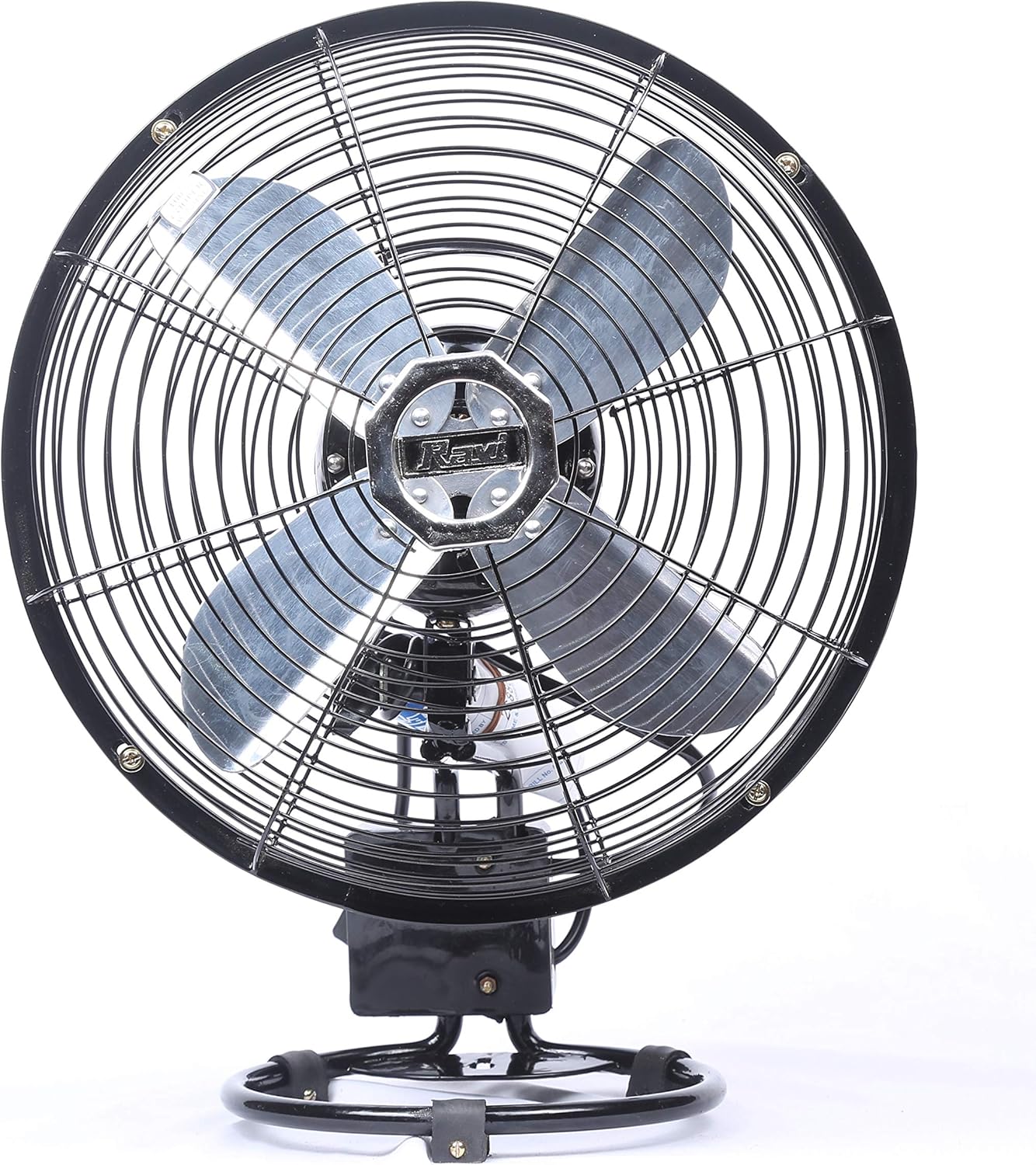 Buy Ravi Minio Hi-Speed Fan 200mm (Glossy Black) Online at Low Prices ...
