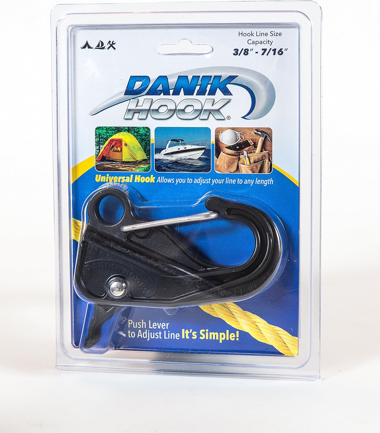 Danik-Hook - Easy to Use, Knotless Anchor System- Perfect for Boats ...