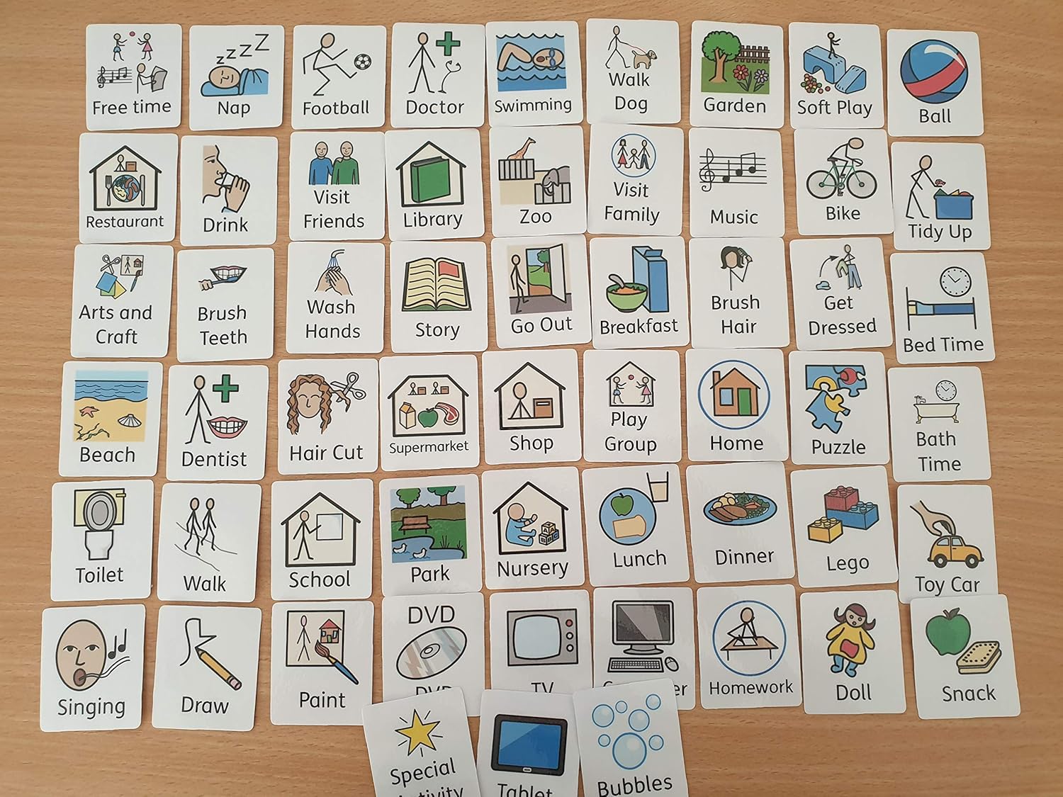 Learning Fun Resources SEN Activity Picture cards – Autism, SEN ...