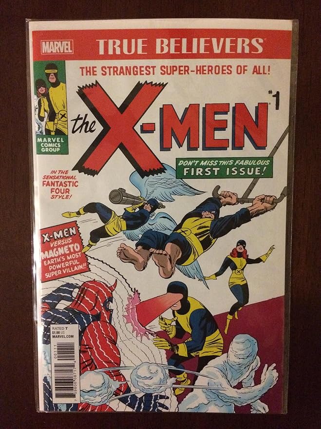 X-Men #1 1963 Marvel Comic Book Reprint. NM+ at Amazon's Entertainment ...