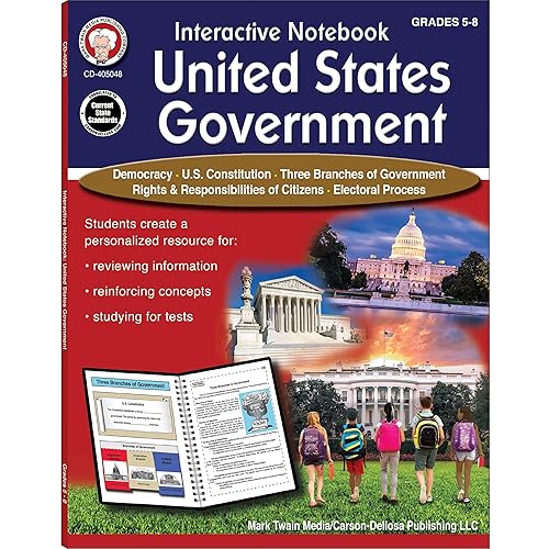 Mark Twain United States Government Book, Social Studies Interactive ...