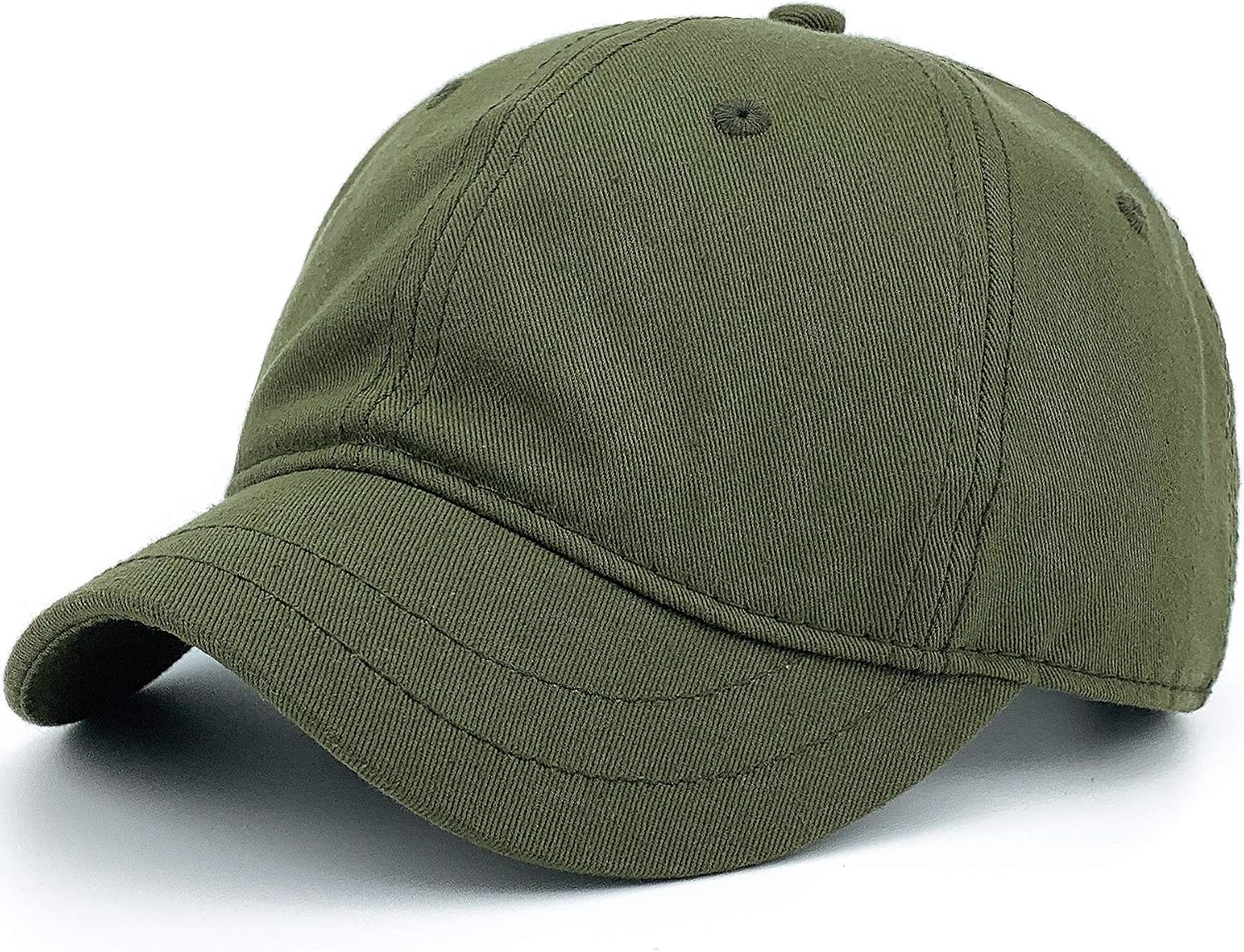 REDSHARKS 2021 Short Bill Brim Baseball Hats Caps For Men Women Olive REDSHARKS 2021 Short Bill Brim Baseball Hats Caps For Men Women Olive