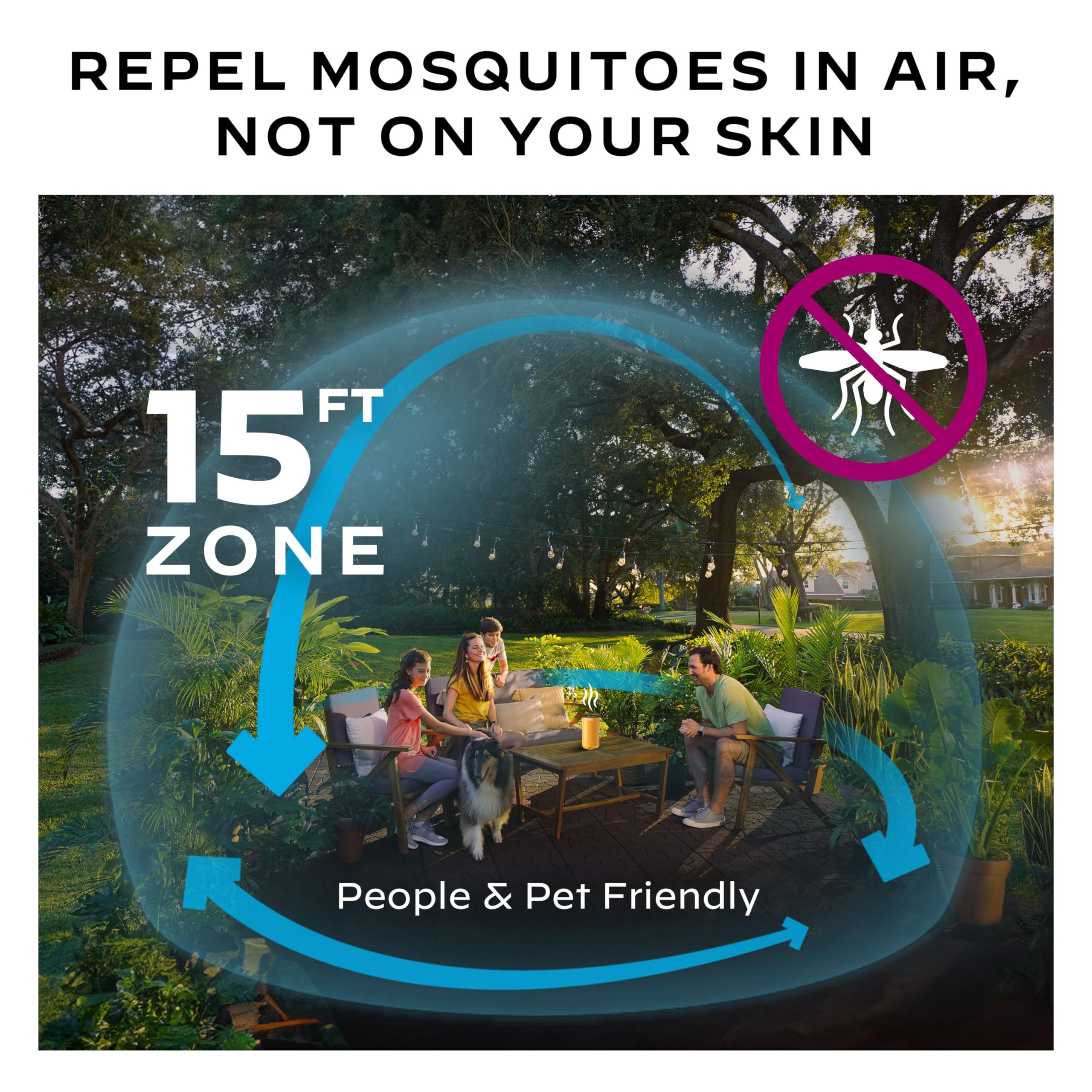 Mua Thermacell Mosquito Repeller Patio Shield; Includes 12-Hour Refill ...