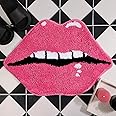 Amazon.com: Panstar Pink Bathroom Rugs, Cute Lips Bath Mat Non Slip ...