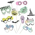 Amazon.com: Cheerland Pastel Halloween Photo Booth Props 12pc Colorful ...