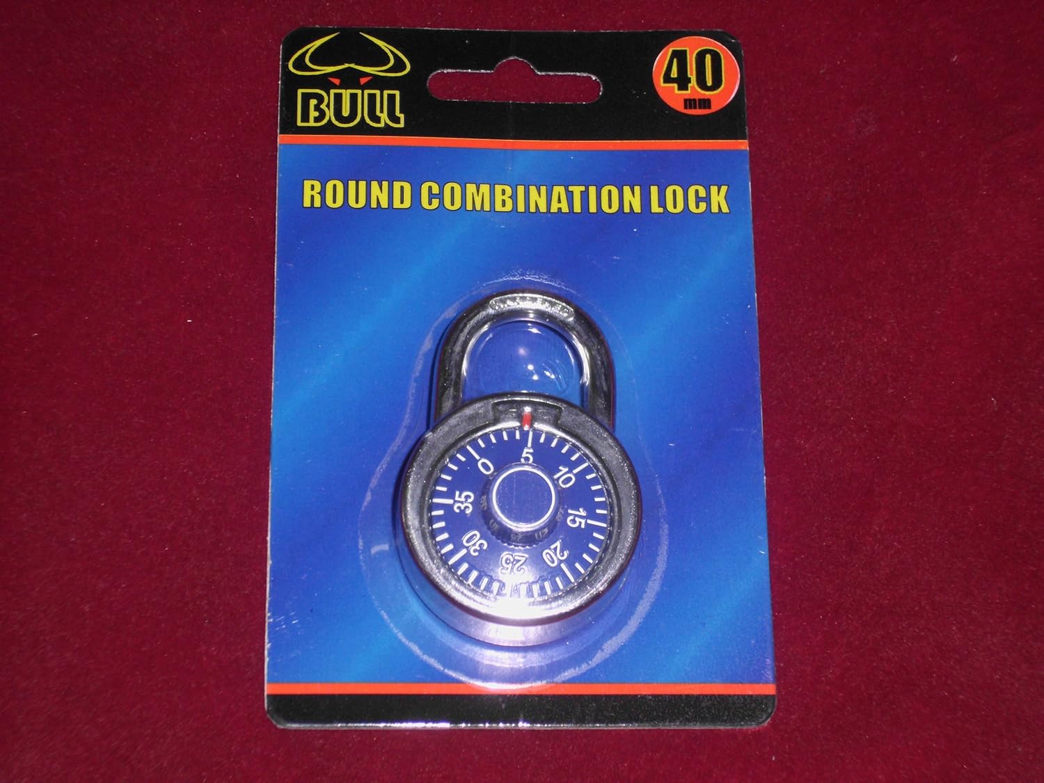 40mm round combination lock: Amazon.co.uk: DIY & Tools