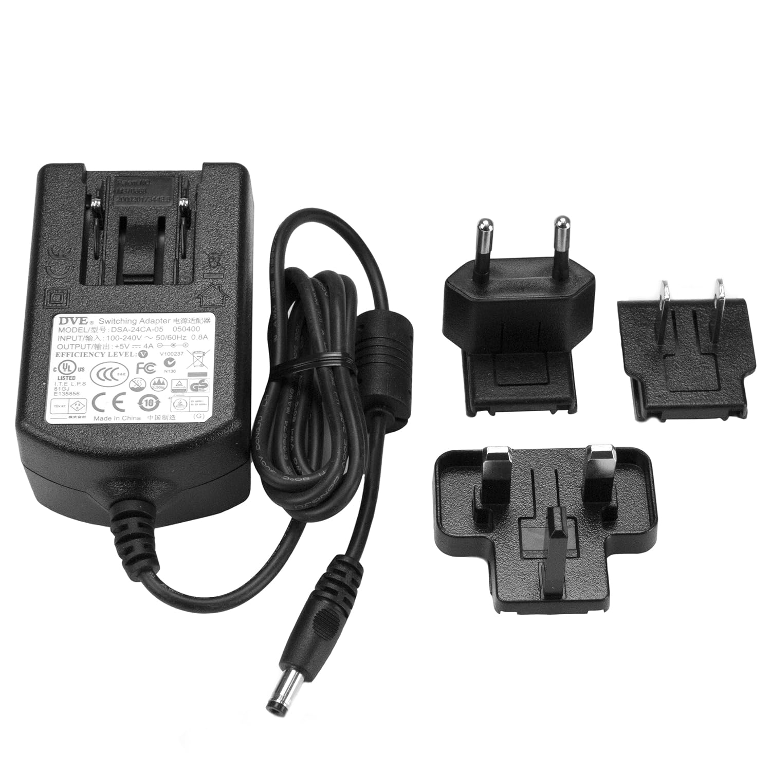 StarTech.com Replacement 5V DC Power Adapter - 5 Volts, 4 Amps - Power ...