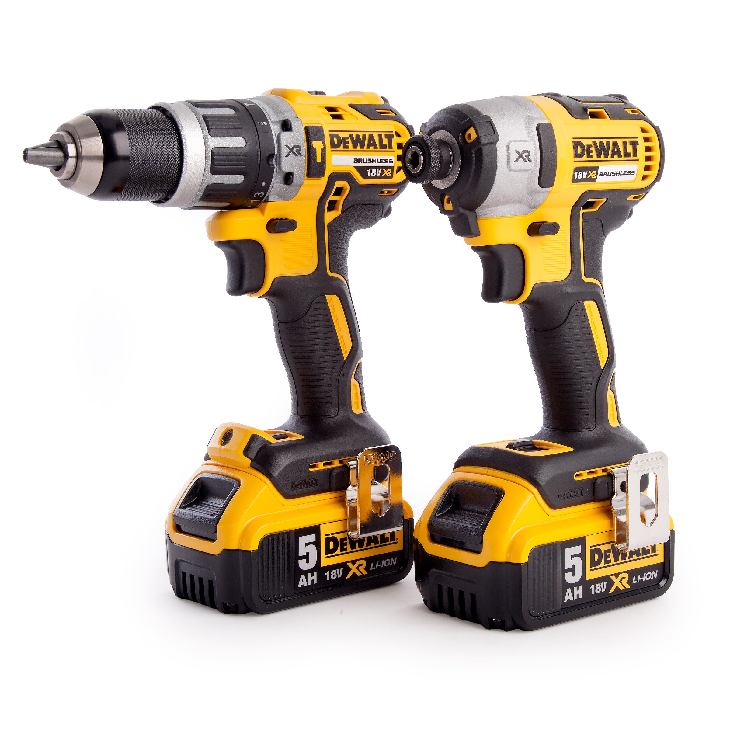 Dewalt DCK266P2T GB XR Combi Drill And Impact Driver Brushless Kit In