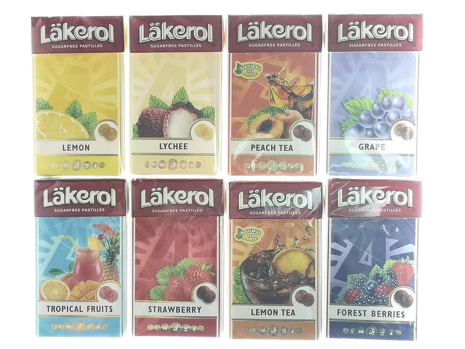 Amazon.com : Lakerol Sugar Free Pastilles 27g (8 Flavour) : Grocery ...