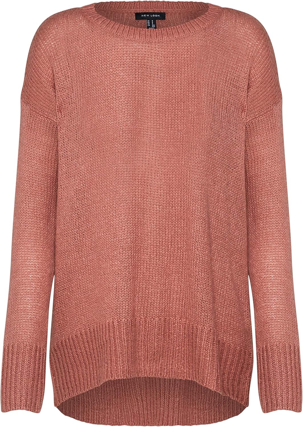 New Look Women's 5763124 Jumper, Pink (Mid Pink), 12 (Size: 52): Amazon ...