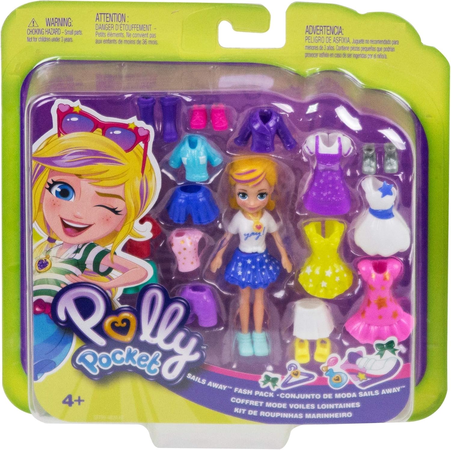 Boneca Polly Pocket Kit roupinhas marinheiro | Amazon.com.br